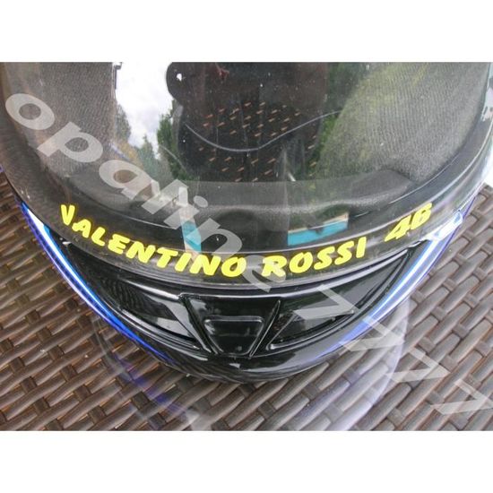 STICKER VISIERE CASQUE VALENTINO ROSSI - Cdiscount Auto