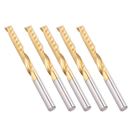 5 Pièces Fraises En Bout Fraise 4x28x50mm CNC Fraises Métaux Non ...