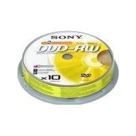 DVD-RW vierges SONY DMW 47 - 10 pièces - 4.7 G… - Cdiscount Informatique