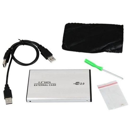2.5 BOITIER DE DISQUE DUR HDD PORTABLE SATA A 500GB QK46905 - Cdiscount ...