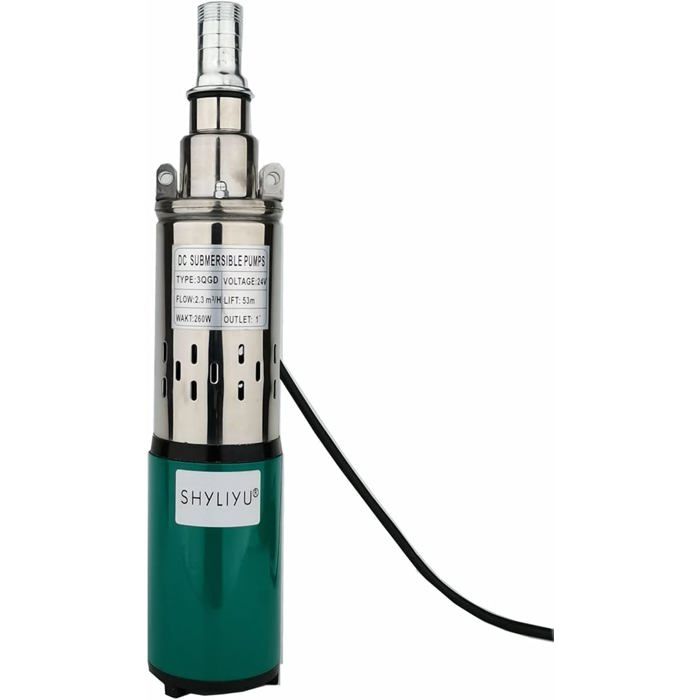 Pompe Submersible Acqua 24V DC 260W - Irrigation Jardin et Agriculture ...