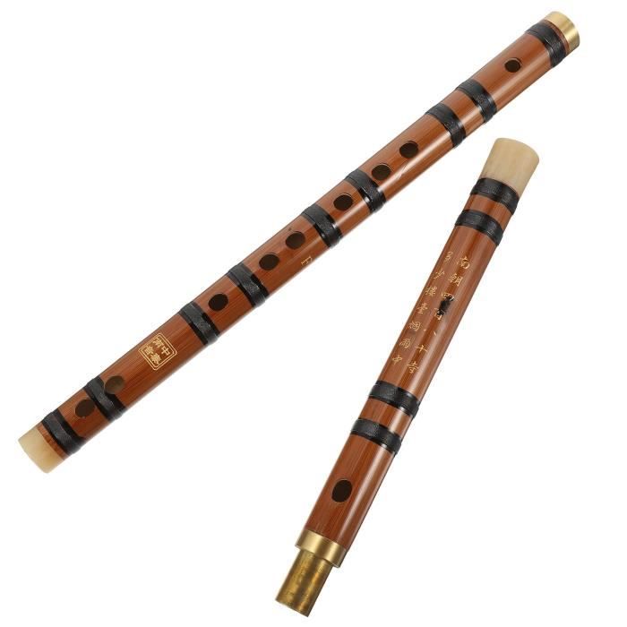 Flûte traversière - Bambou - Portable - Pour enfants - Débutants - 53X2 ...