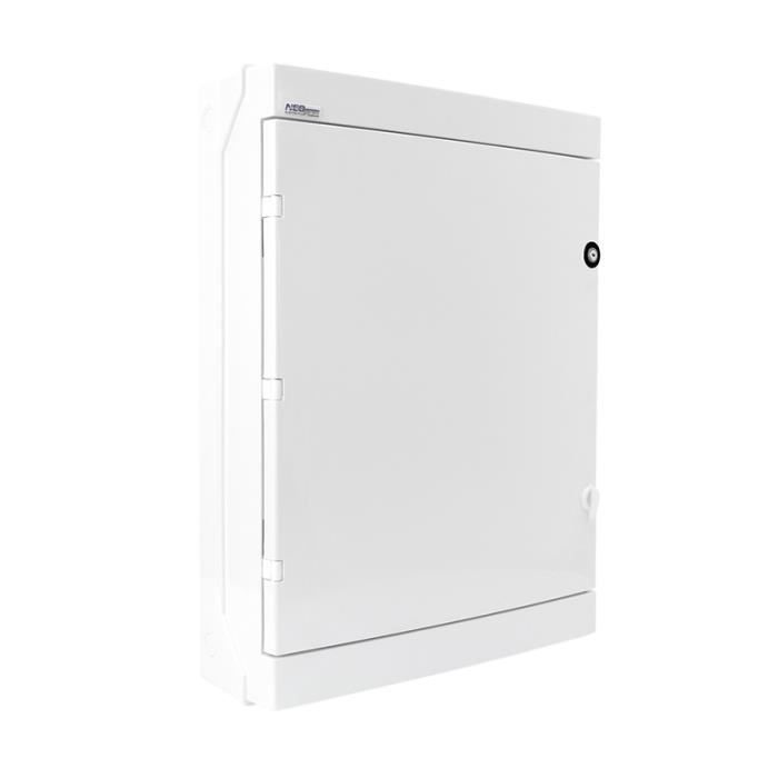 Tableau électrique 54 modules en saillie RH-54-3ZB Serrure IK07 IP65 ...