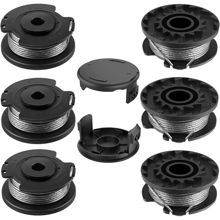 Bobine Coupe Bordure, Bobine Rechange Coupe Bordure,Fil Coupe Bordure Bosch,6 Pcs Bobine Nylon ...