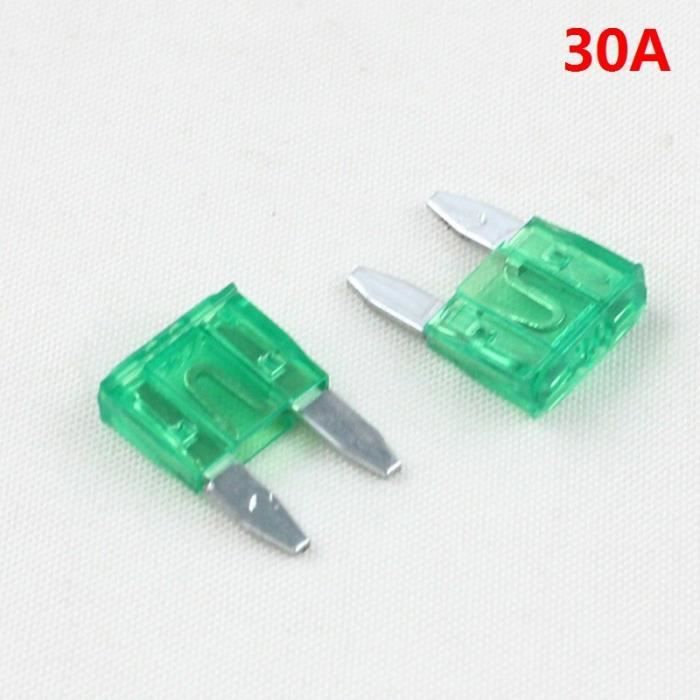 Fusible Voiture,Mini fusible pour voiture,100 pièces,5A 10A 15A 20A 25A ...