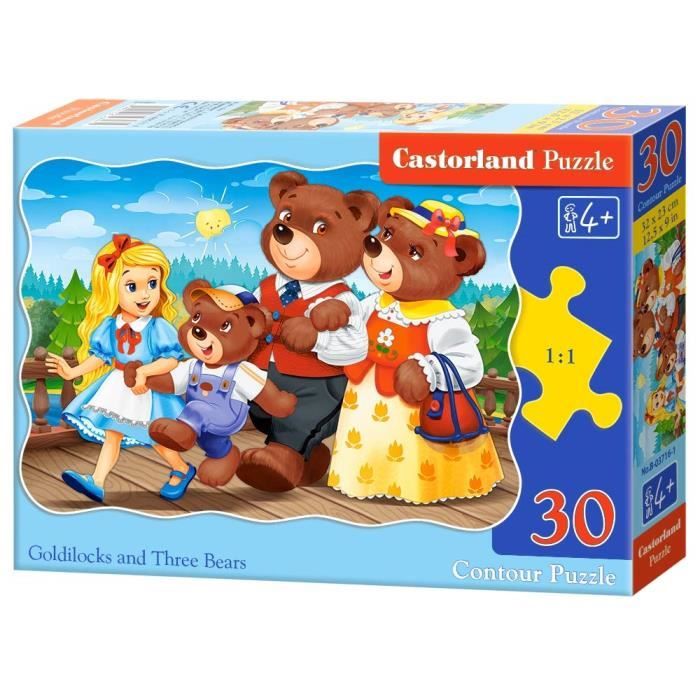 Castorland Puzzle 30 pièces - Boucles d'or et les trois ours, puzzle ...