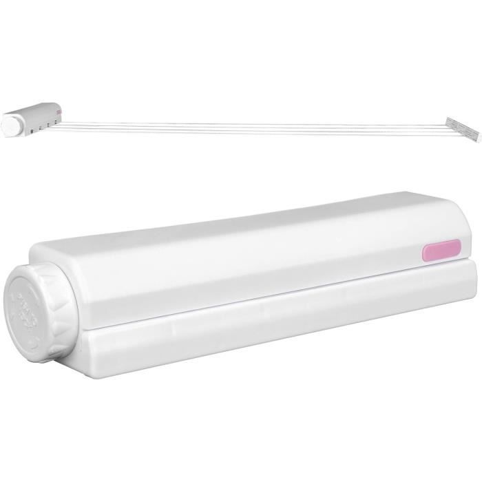 Étendoir À Linge Rétractable Extensible À Monter Au Mur Étendoir Pour ...