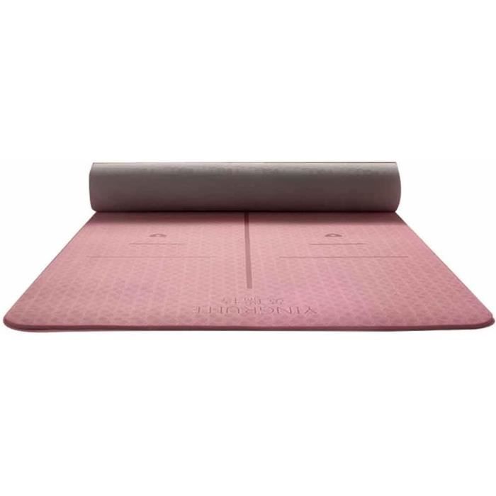 Tapis De Yoga Antidérapant, Tapis De Fitness Pilates Bonne Adhérence ...