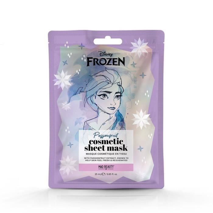 Masque tissu visage - Mad Beauty - Disney - Elsa - Biodégradable ...