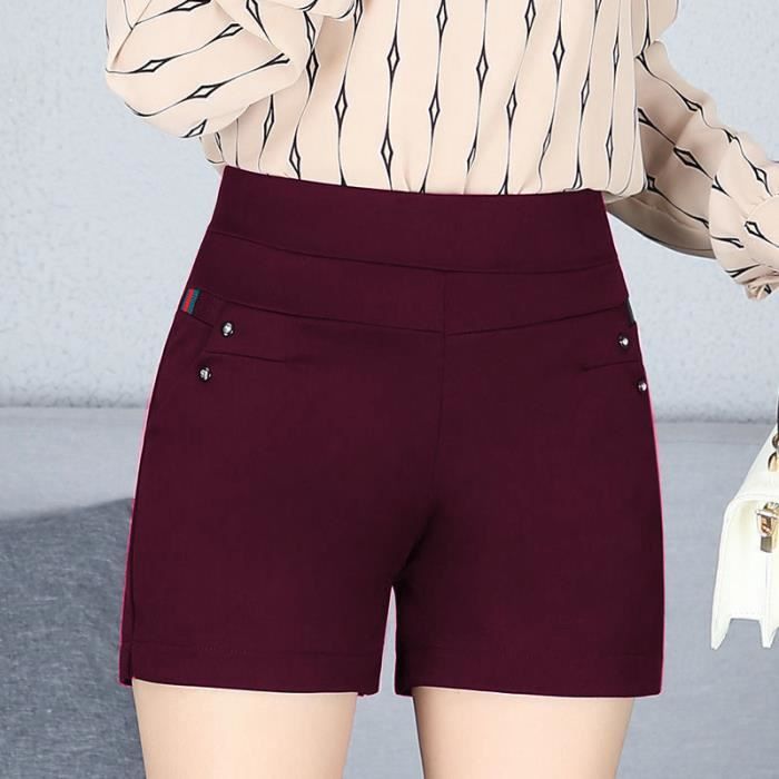 Vêtements - lingerie,Short élastique décontracté pour femme,grande ...