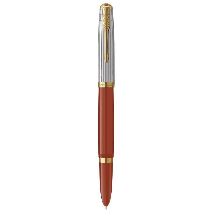 Stylo plume haut de gamme Parker 51 Premium, Rouge rage, Plume fine ...
