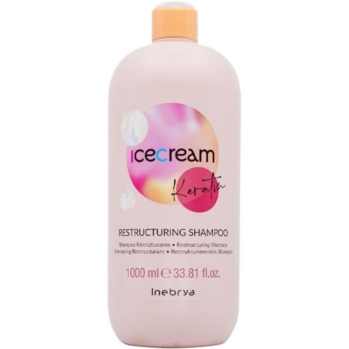 Ice Cream Keratin Restructuring Shampoo-Shampoo Ristrutturante 1000Ml ...