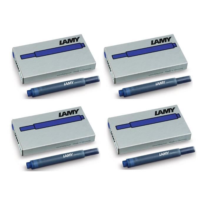 LAMY T10 Lot de 4 cartouches d'encre avec grande réserve d'encre ...