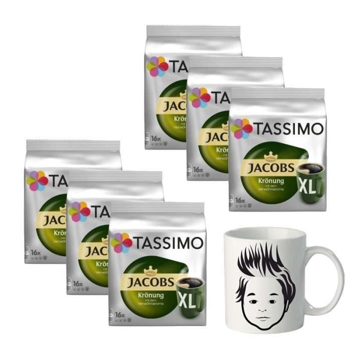 6 Tassimo Jacobs Krönung XL + Mug - Cdiscount Au quotidien