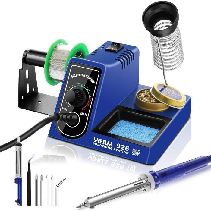 Station De Soudage Électrique Station De Souder Antistatique 60W Station Fer À Souder Chauffage ...