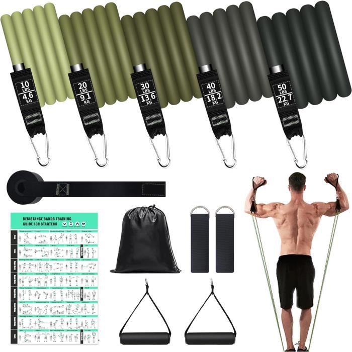 Ensemble De Bandes De Résistance, Bande Élastique Fitness, 5 Bandes De ...
