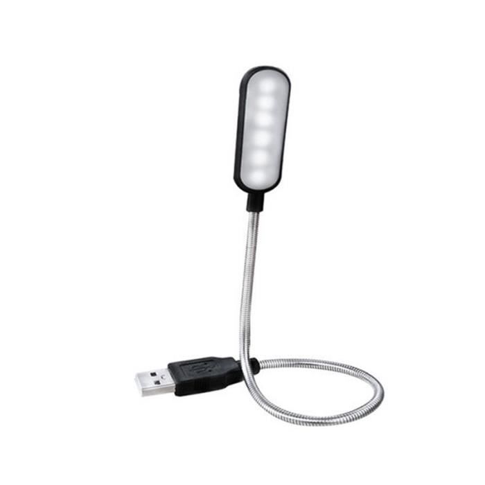 LAMPE A POSER,Transparent--Veilleuse Flexible USB Portable à LED ...