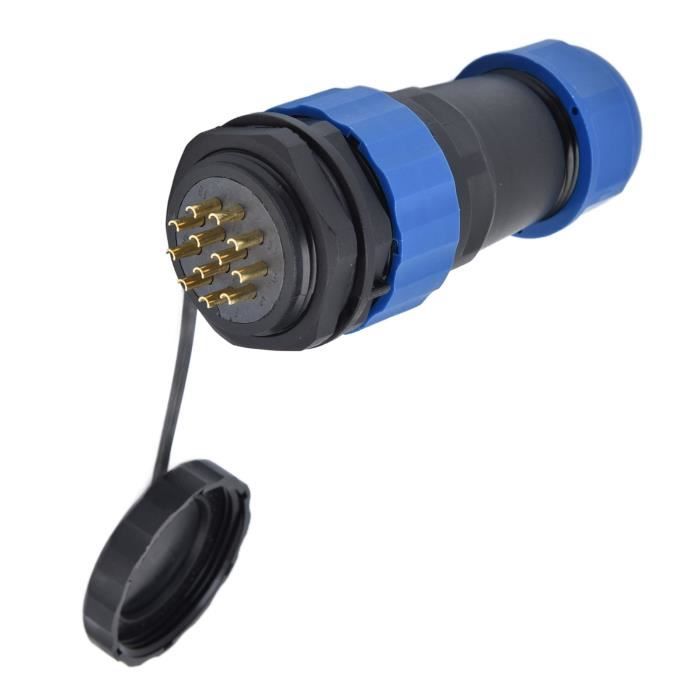 Akozon prise étanche Connecteur étanche écrou arrière IP68 prise de ...