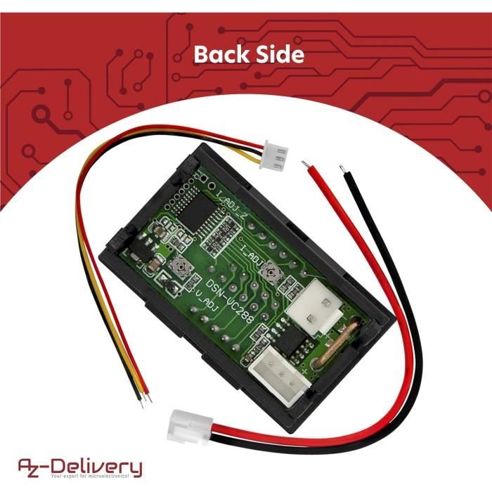Dsn-Vc288 Module Ampèremètre Voltmètre Avec Led Affichage Compatible ...