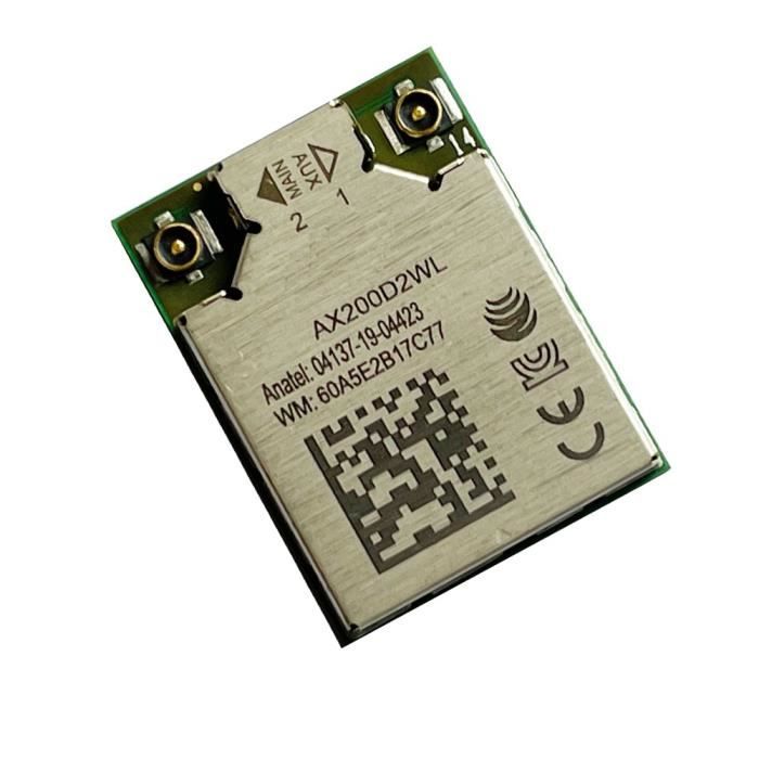 Carte RéSeau Sans Fil AX200D2WL AX200 WIFI6 Carte Double Bande 2.4G-5G ...