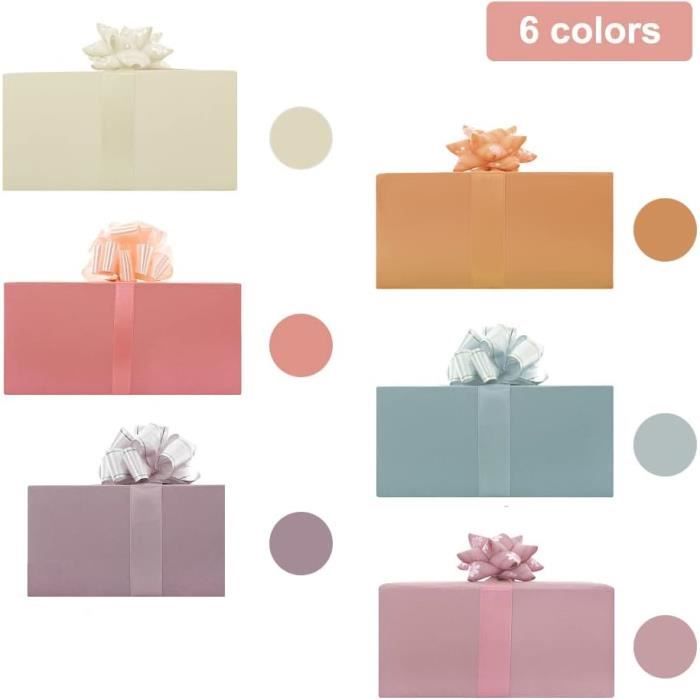 60 Feuilles Papier Soie Emballage Avec Des Paillettes,6 Couleurs ...