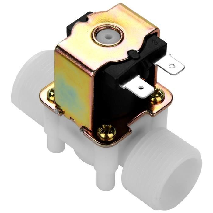 GOTOTOP Électrovanne magnétique électrique DC 12V DN20 G3 / 4 'Valve ...