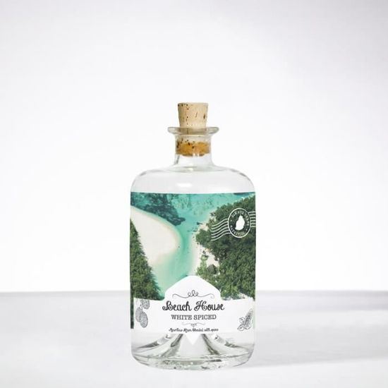 Rhum - Beach House - BEACH HOUSE - White Spiced - Rhum blanc épicé ...