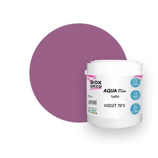 Peinture murale acrylique - BOX DECO COULEURS - Violet 70 S - 2,5 L ...