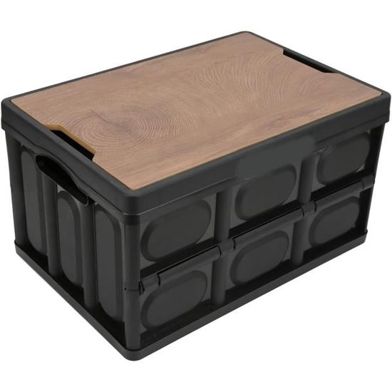Bacs De Rangement Pliables De 30 L Avec Couvercles,Boîte De Rangement ...