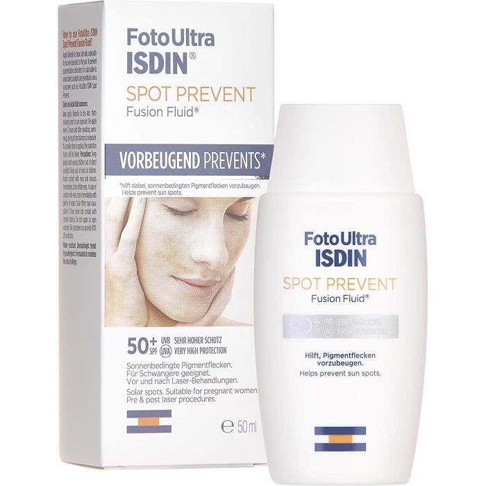 Isdin FotoUltra Spot Prevent SPF 50+ Fusion Fluid Texture Très Haute ...