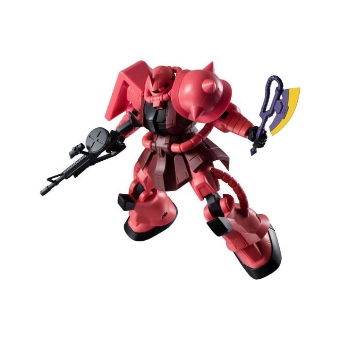 Figurine Gundam Universe MS-06S Char's Zaku II 15 cm - Bandai Tamashii Nations - Cdiscount Jeux ...