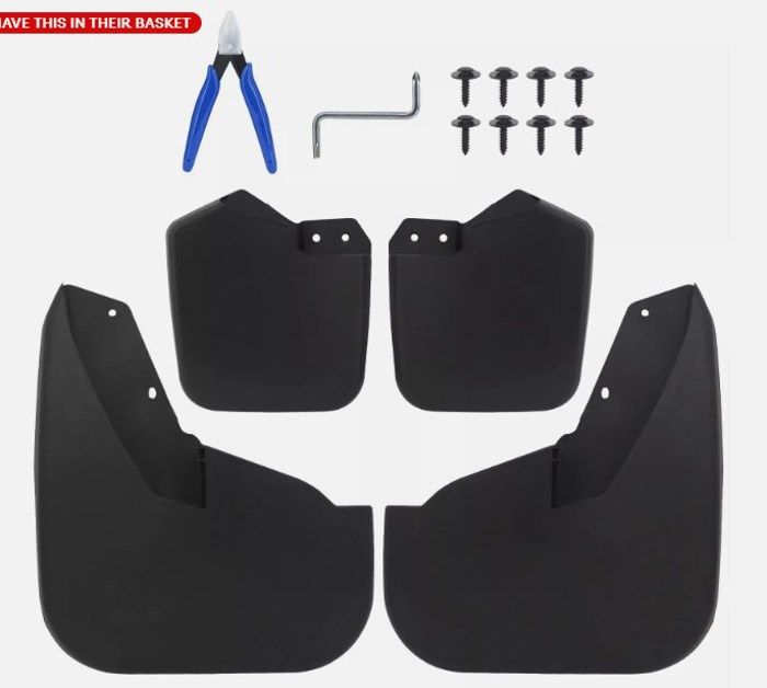 POUR FORD TRANSIT CUSTOM 2012-ON GARDE-BOUE AVANT ET ARRIÈRE - ENSEMBLE ...