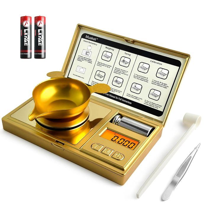 TRAHOO-0,001g x 50g Balance de Precision, Mini Balance Milligrammes ...