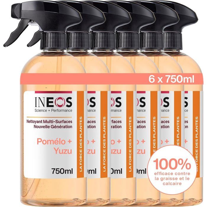 Spray Multi-Surfaces, Parfum Pomelo et Yuzu -Efficace Contre La Graisse ...