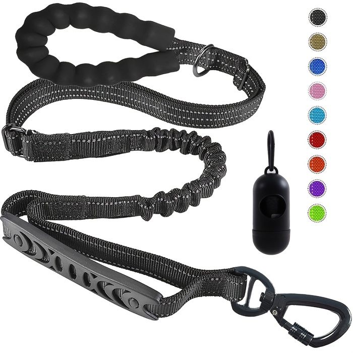 Laisse élastique pour chiens de taille moyenne à grande, équipée d'une ...