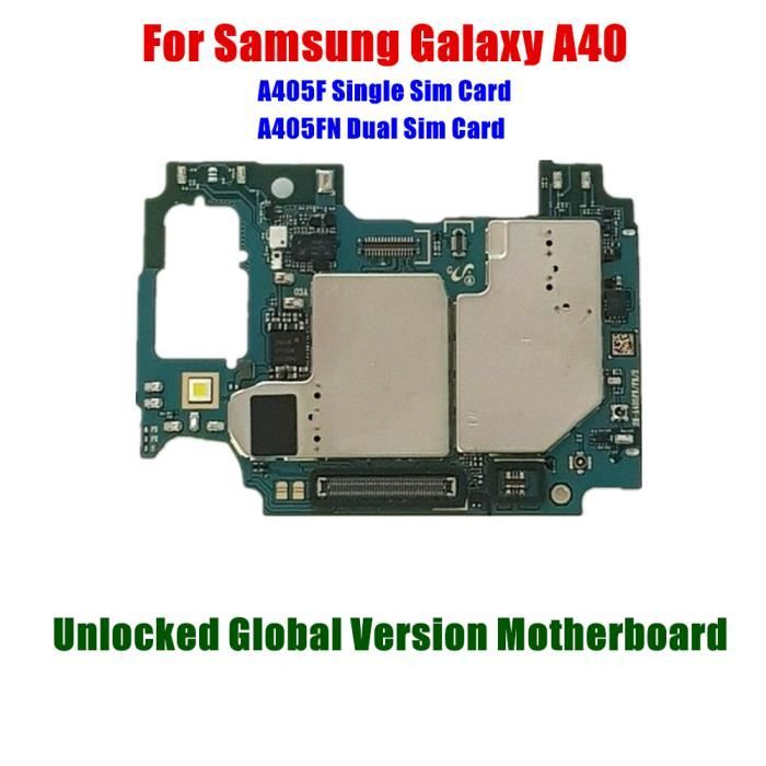 A405FN 2SIM 64 Go-JUN FUN-Carte mère originale débloquée pour Samsung ...