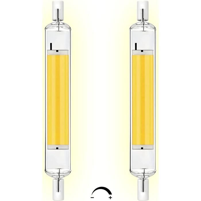 Ampoule LED R7s 118mm Dimmable 30w, Equivalent 300W Halogène Lampe ...