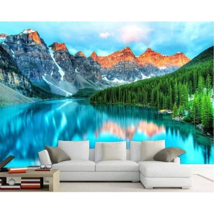 LIWI-Fonds D'Écran Personnalisés Paysages Hd Belle Simple Européenne 3D ...