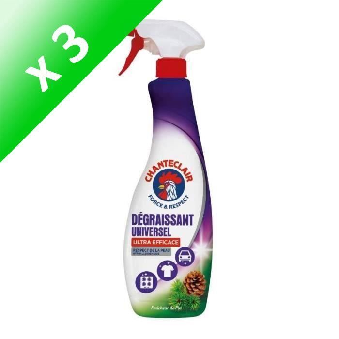 CHANTECLAIR Spray nettoyant ménager fraicheur de pin dégraissant - (Lot ...