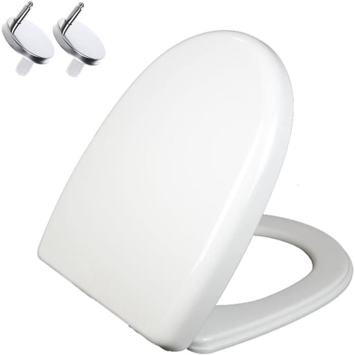 Abattant Wc Avec Frein De Chute, Lunette De Toilette Clipsable, Lunette ...