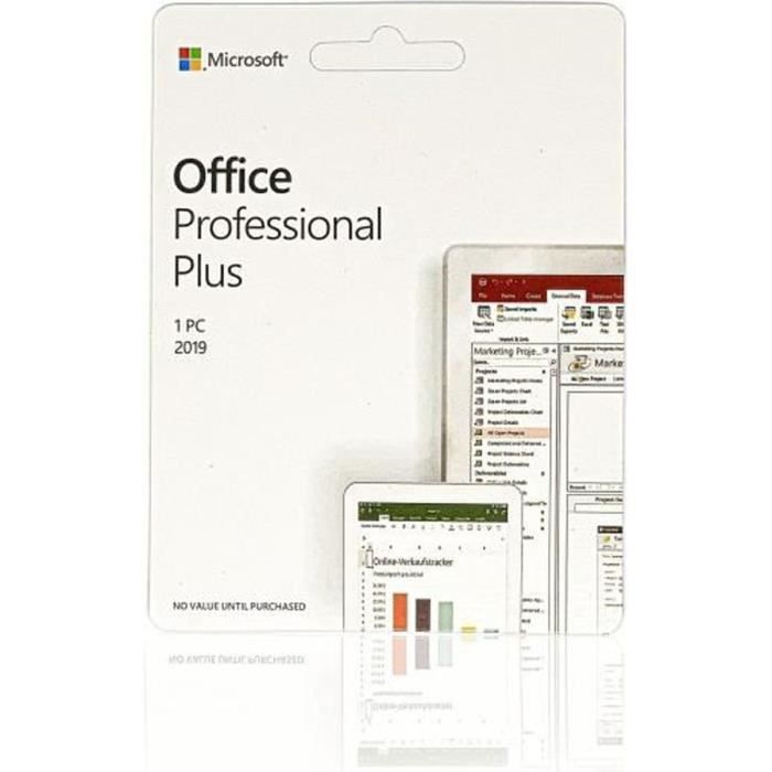 Microsoft Office 2019 Professional Plus - Cdiscount Informatique