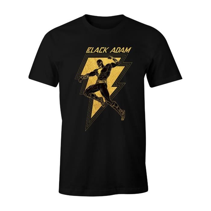 T-shirt Black Adam DC Comics - Lightning Punch Noir - Cdiscount Prêt-à ...