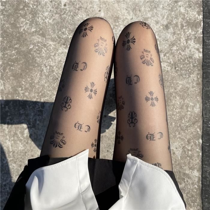 Collant,bas en dentelle pour femmes, doux, blanc, crème, noir- T-79 ...