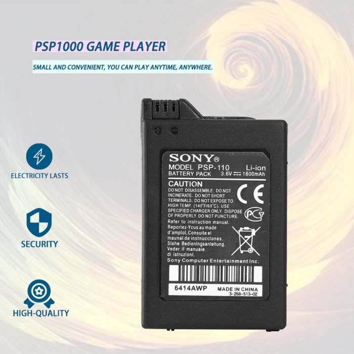 Batterie Li-ion - OEM PSP 1001 Sony 1000 Batterie d'origine PSP-s110 ...