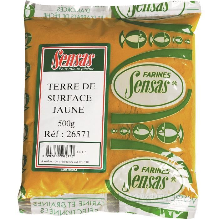 Amorce Sensas Terre De Surface Jaune 500G - Cdiscount Sport
