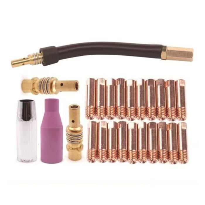 25 PièCes SéRies 15AK pour Binzel Torche-Pistolet Consommables ...