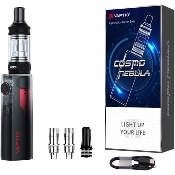 Vaptio Cosmo Nebula Kit avec batterie intégrée 1500 mAh et double ...