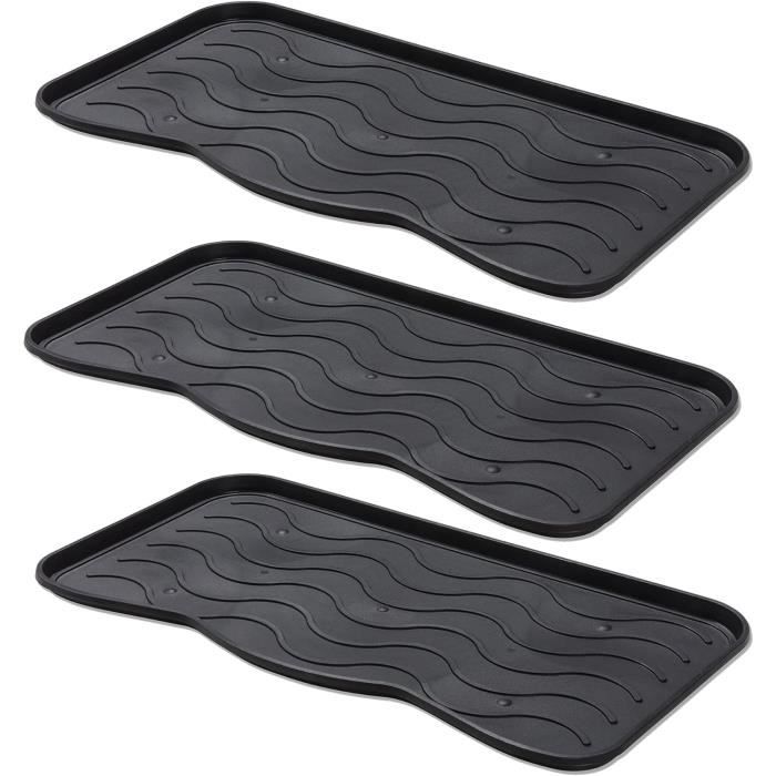 Carpido Égouttoir à Chaussures Lot de 3 rangements à Chaussures - Support de gamelle - Plateau à ...