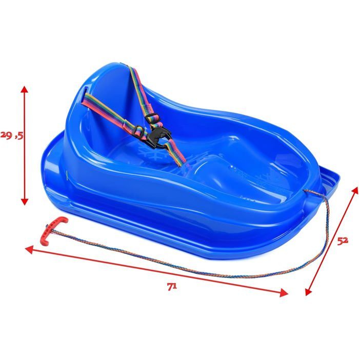 Luge Mini Luge en Plastique Enfant Mini Bob en Plastique Solide jusqu'à ...