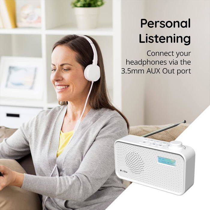 Radio Dab Portable, Radio Dab Plus/Dab, Radio FM, Petite Radio, Radio ...